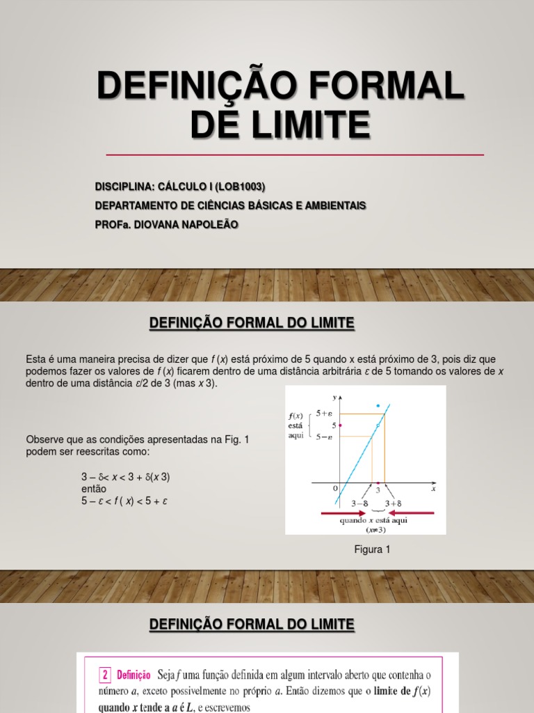 Definição formal do limite de uma função | PDF | Limite (Matemática ...