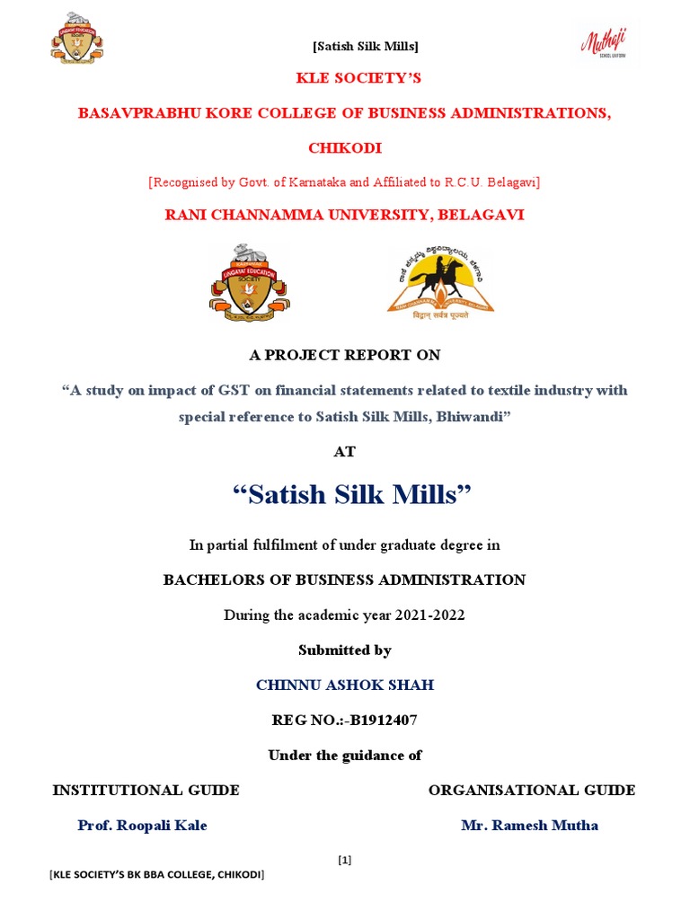 GST Project | PDF | Trade | Economies