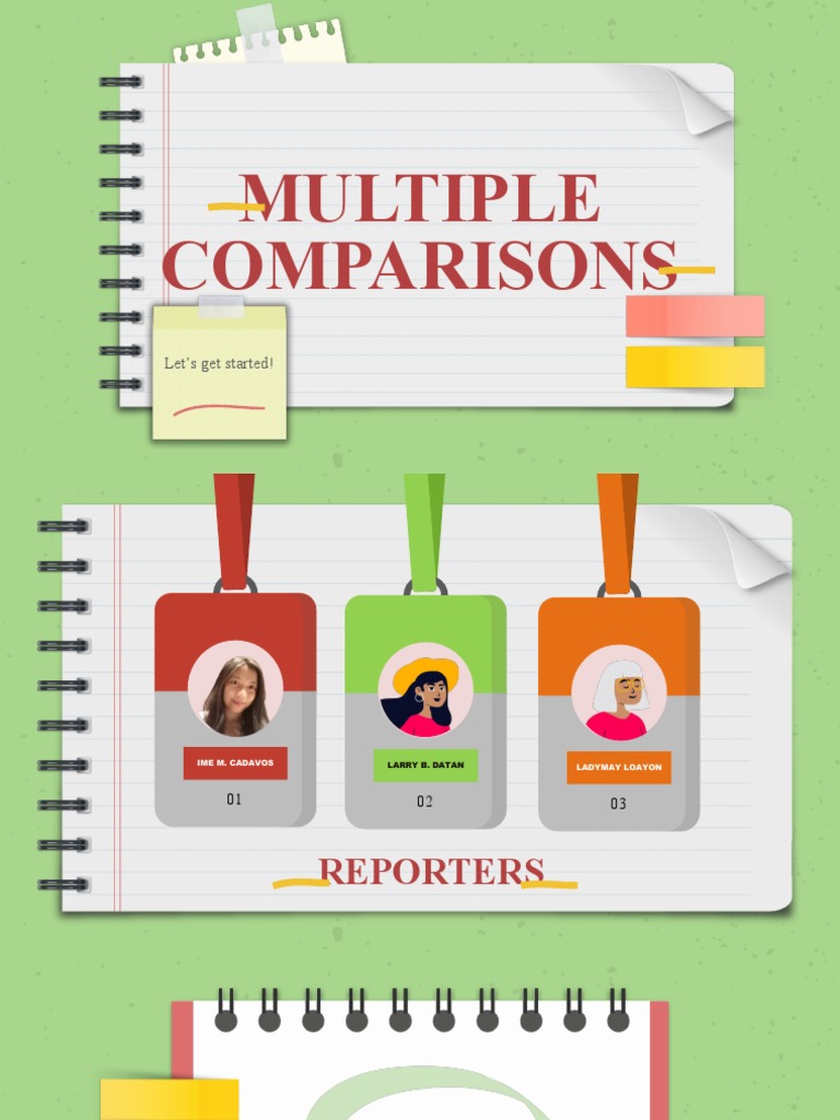 Multiple Comparisons Test | PDF