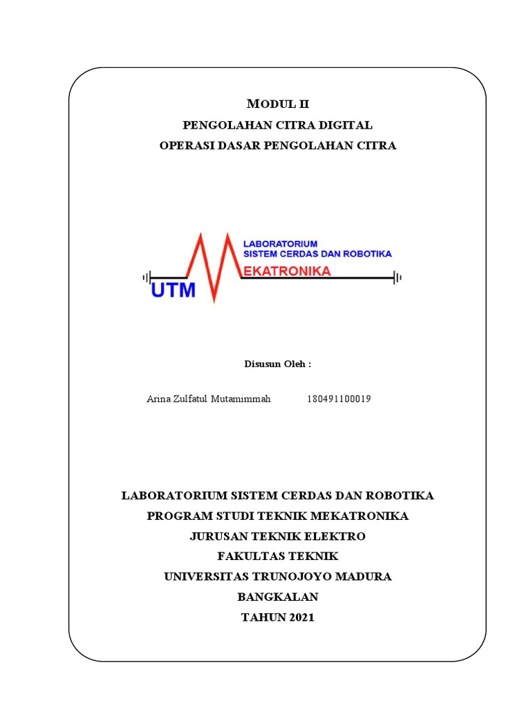 MODUL II OPERASI CITRA | PDF