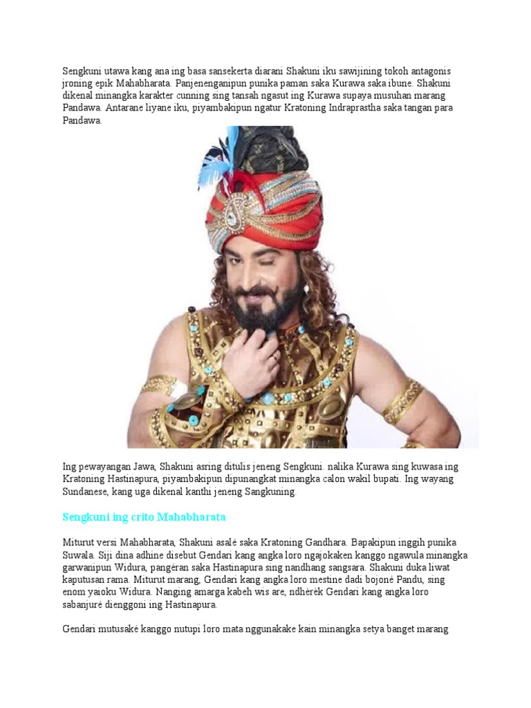 Sengkuni | PDF