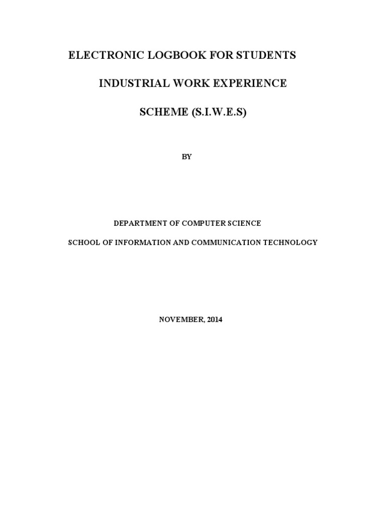 Electronic Logbook | PDF | Use Case | Databases