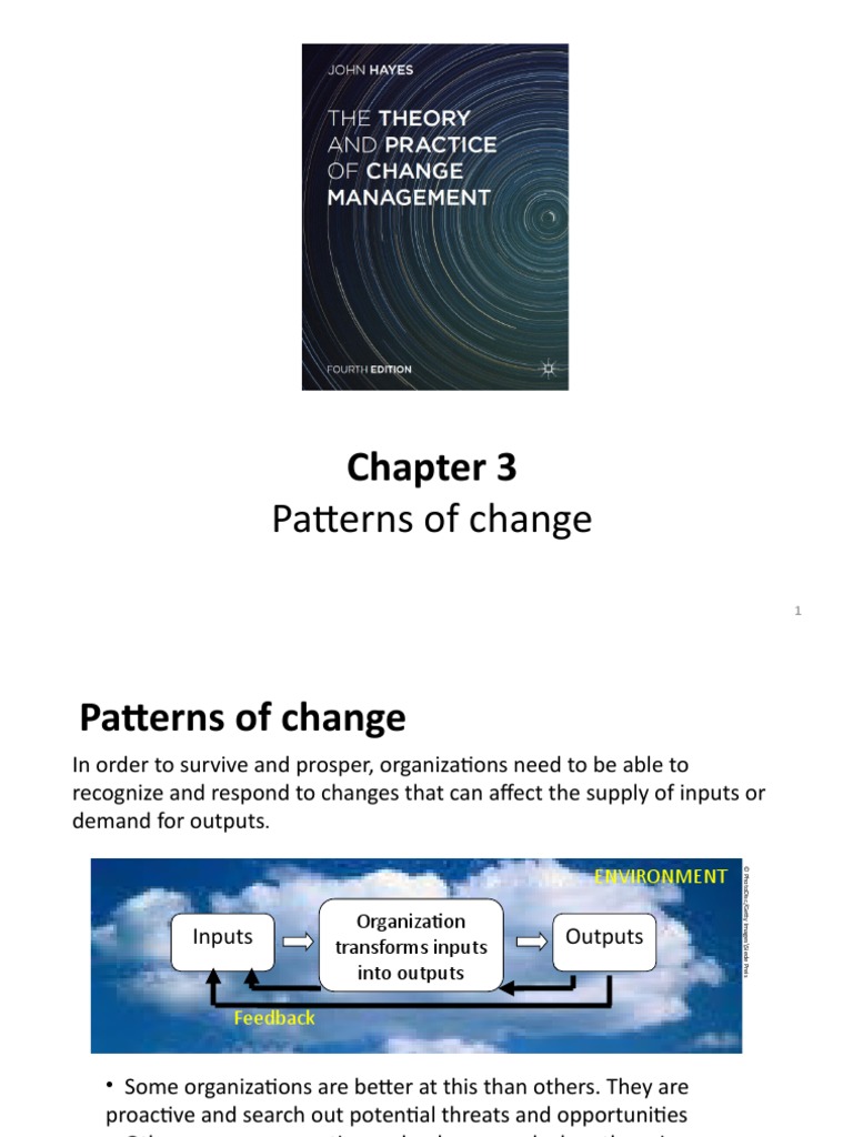 CHANGE MANAGEMENT Patterns of Change | PDF | Applied Psychology ...