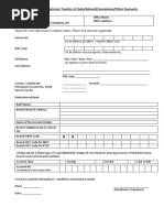 ESIC Contribution Transfer Form | PDF | Insurance | Government