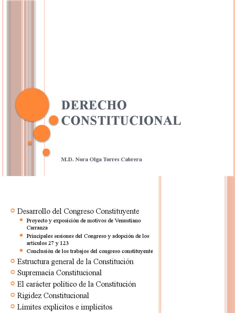 Estructura y Principios de La Constitución | PDF | Derechos humanos ...