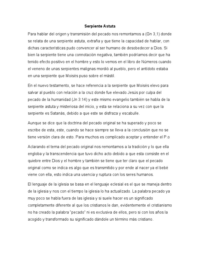 Serpiente Astuta | PDF