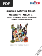 Elements of A Story (Grade 4) | PDF