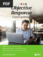 CIPS L4 - 5 - 6 - CR - Exam - Guide - UPDATE - 1019 - v2 | PDF | Test ...