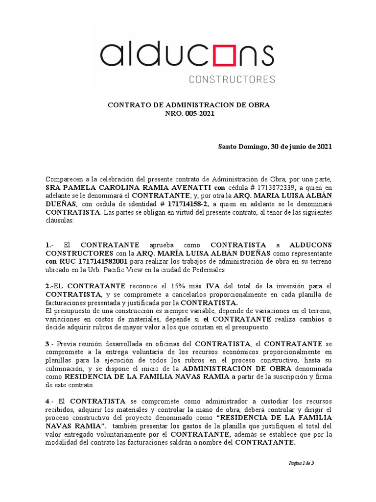 Modelo de Contrato | PDF