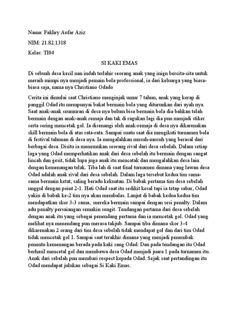 Contoh Sinopsis | PDF