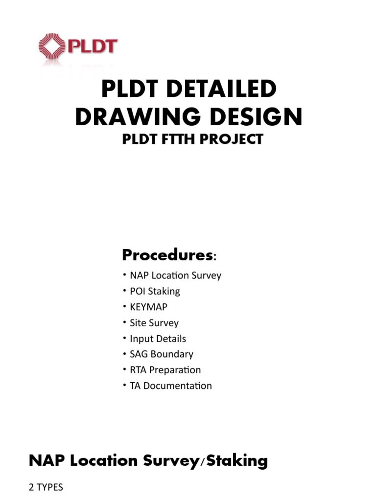 PLDT Detailed Design Drawing | PDF | Computers