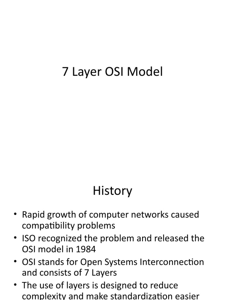 Lec-3 Layer OSI Model | PDF | Osi Model | Computer Network
