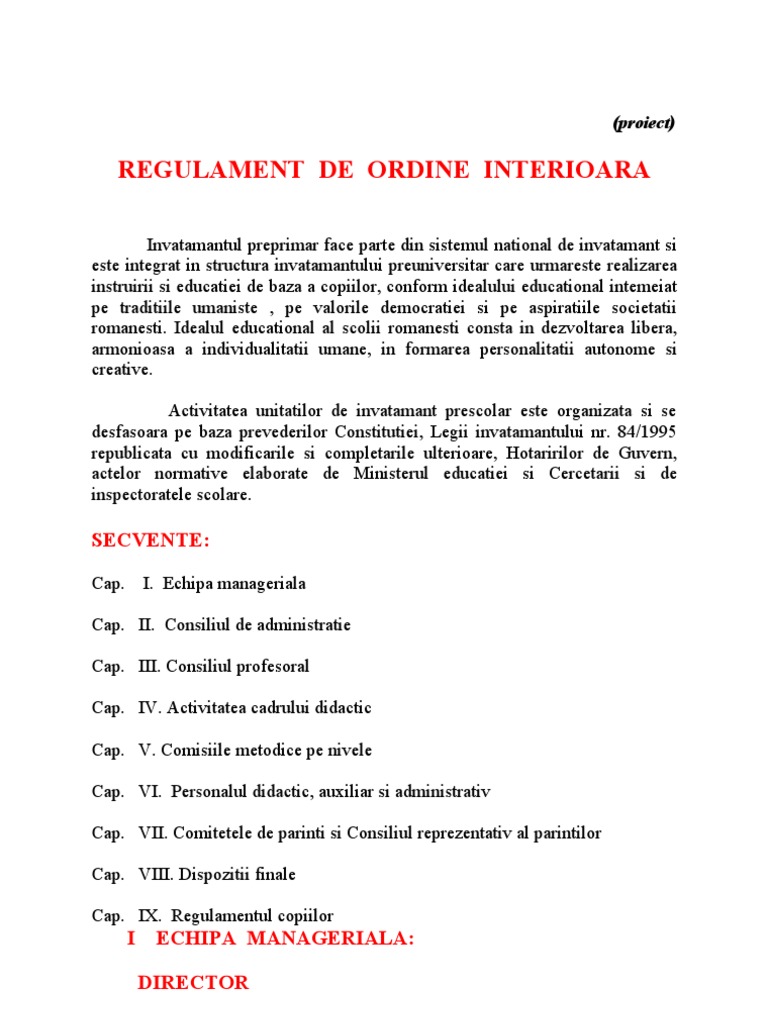 Regulament d e Ordine Interioara-bun