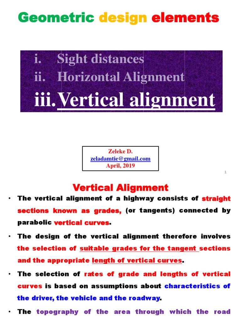 Part III C) Vertical Alignment | Download Free PDF | Physical Quantities