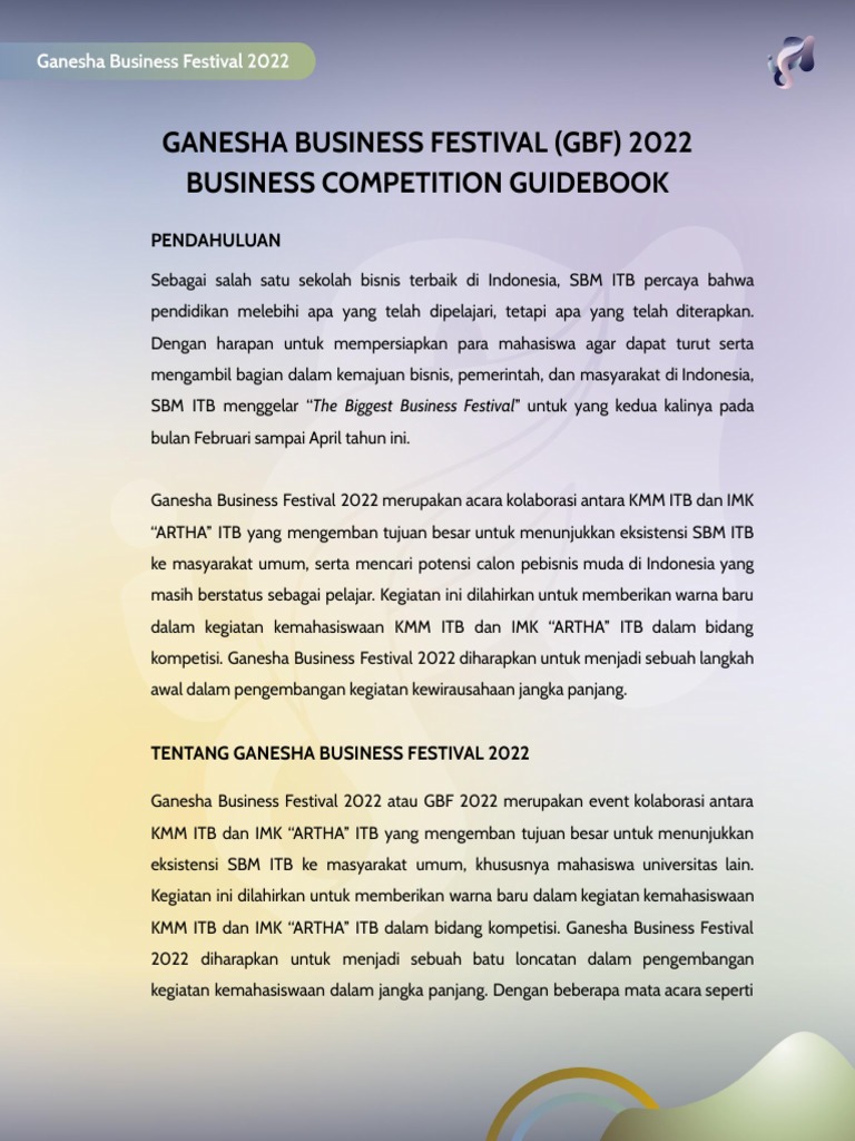 Guidebook GBF BPC 2022 | PDF