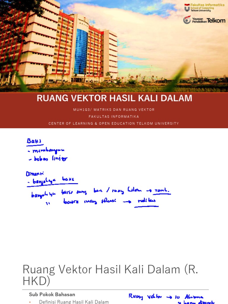 Ruang Vektor Hasil Kali Dalam | PDF