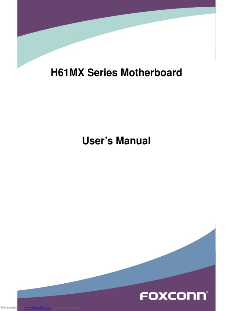 H61MX Series Motherboard: Downloaded From Manuals Search Engine | PDF ...