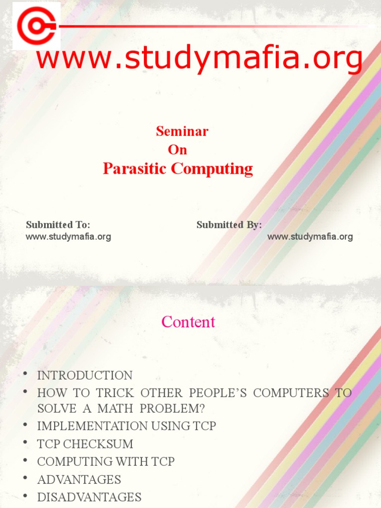 Ece Parasitic Computing | PDF | Transmission Control Protocol | Internet Protocols