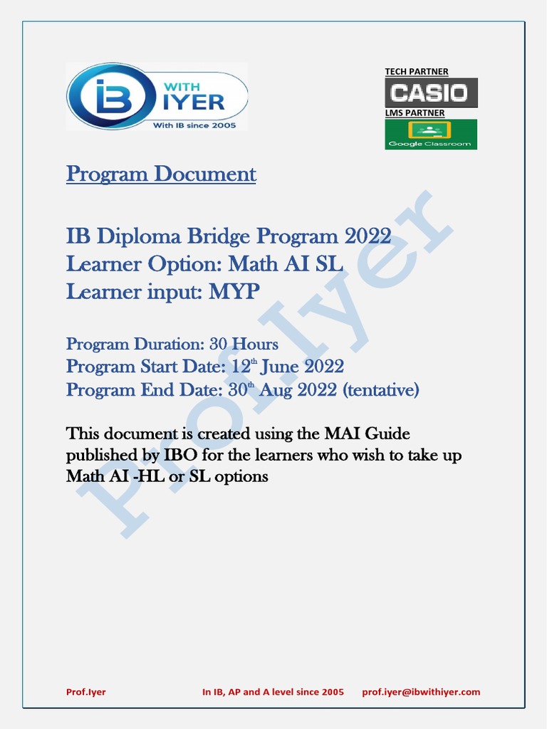 Live Notes Ai SL Math Bridge Program 2022 | PDF | Triangle | Equations