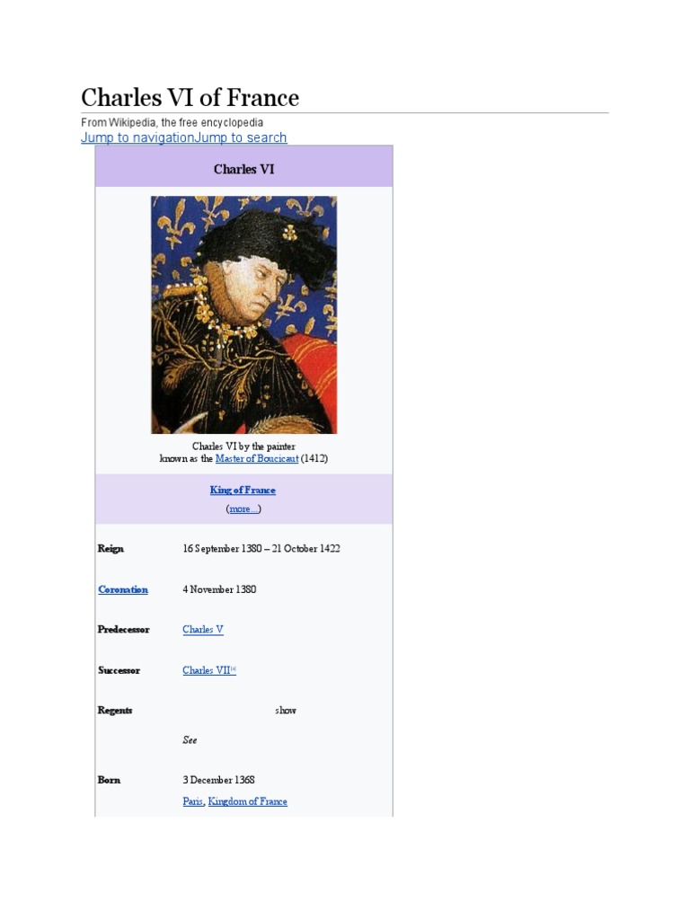 Charles VI of France Part 2 | PDF | France | Nobility