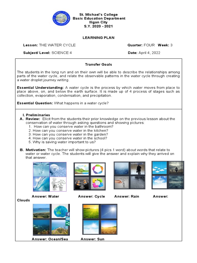 LP - The Water Cycle | PDF | Water | Water Cycle