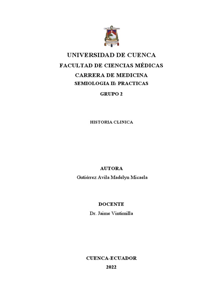 HC Semiologia | PDF | Medicina CLINICA | Especialidades Medicas