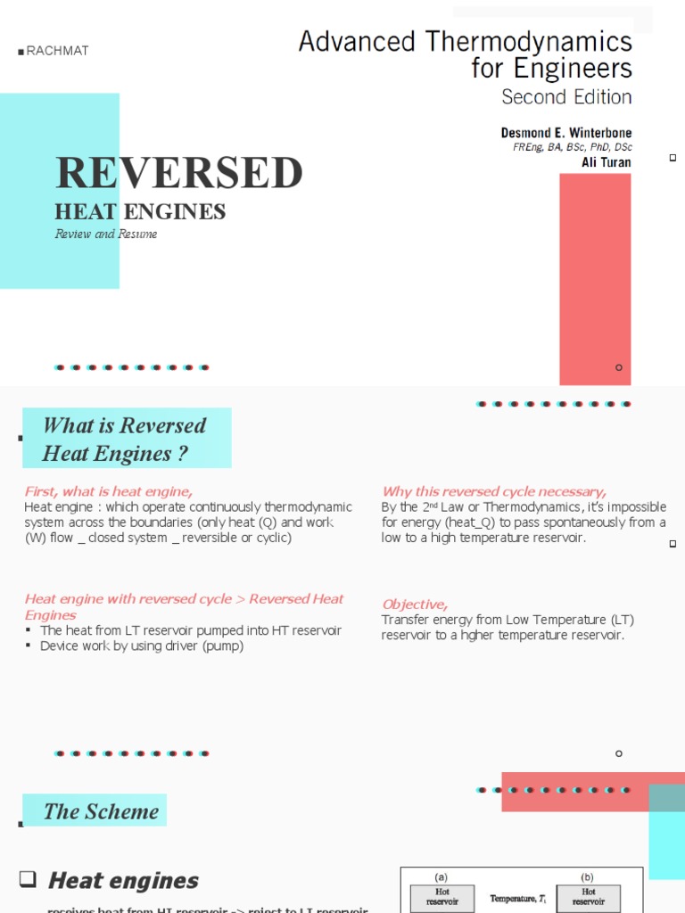 Reversed Heat Engines - Refrigeration Cycle | PDF | Heat | Engines