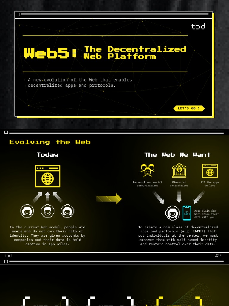 Web5: Decentralized Web Platform Overview | PDF | World Wide Web ...