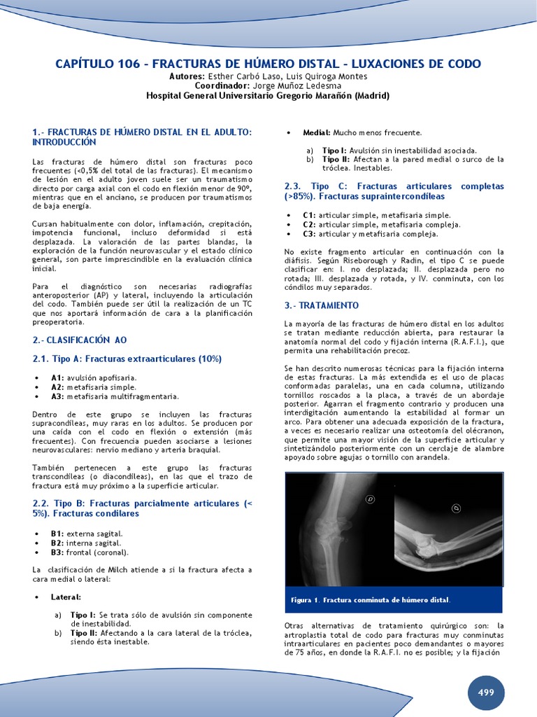 CAPITULO 106 FX Humero Distal | Descargar gratis PDF | Codo ...