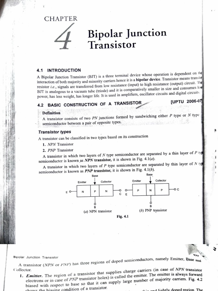 Ee101 (Transistor) | PDF