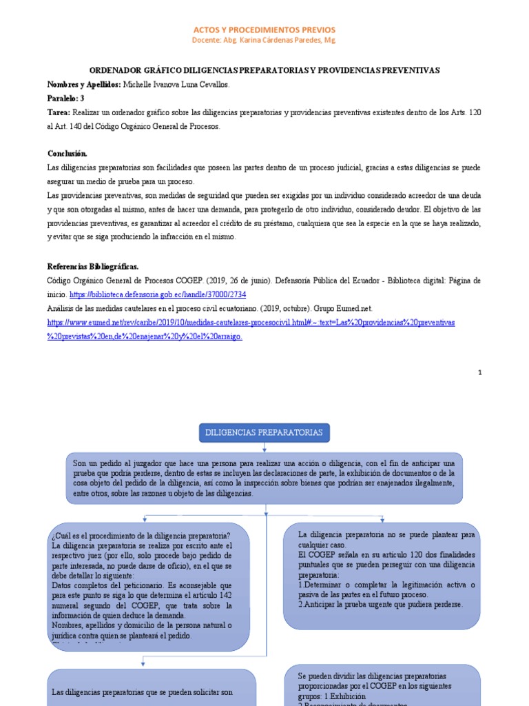 Diligencias y Providencias en COGEP | PDF | Mandato | Justicia