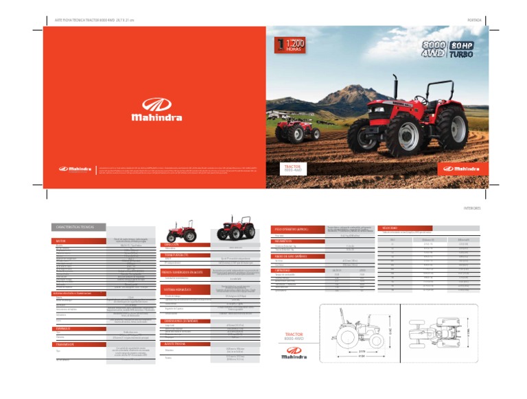 Ficha Tractor | PDF | Transmisión (Mecánica) | Equipo