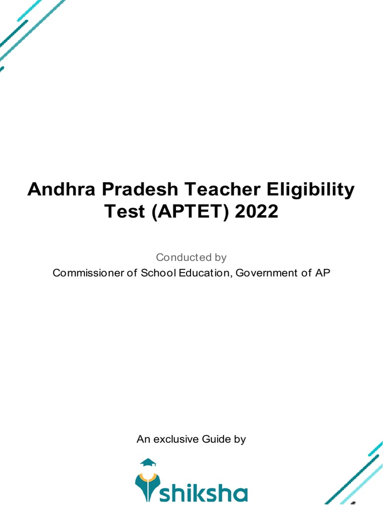 AP TET 2022 Application Guide | PDF | Career & Growth | Business