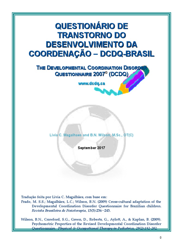 DCDQ Brasil AdminEscore Feb 2018 | PDF