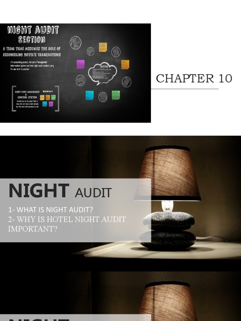Chapter 10. Preparation Review of Night Audit 1 | PDF | Audit | Business