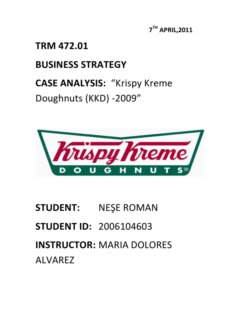 Krispy Kreme | PDF | Business Economics | Foods