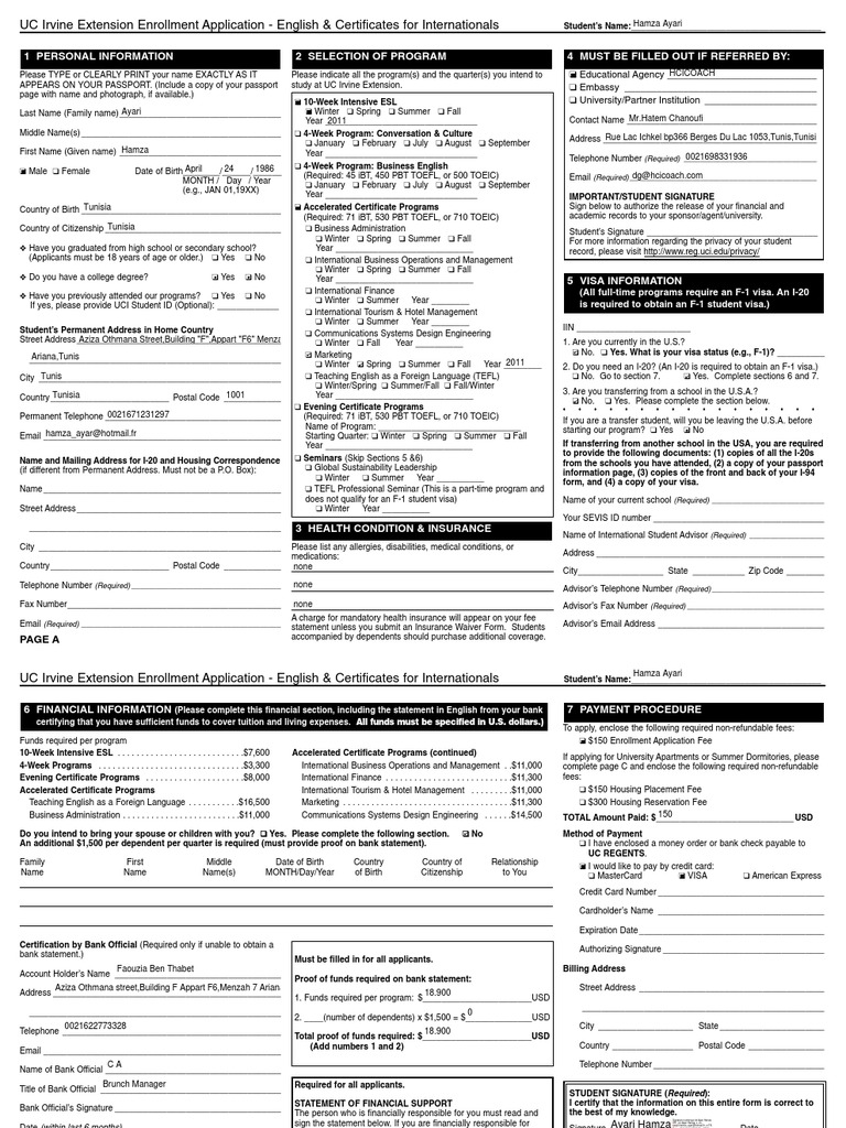 Eci - Application (1) La Meilleure | PDF | Credit Card | Fee