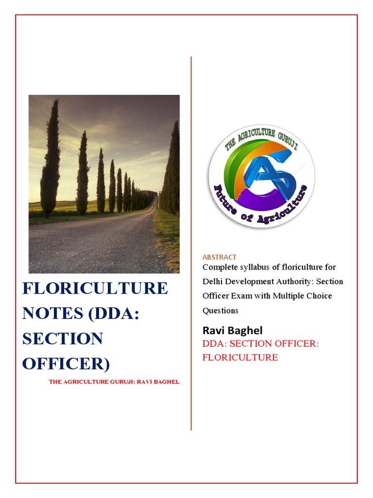 Floriculture Notes-1 | PDF | Rose | Botany