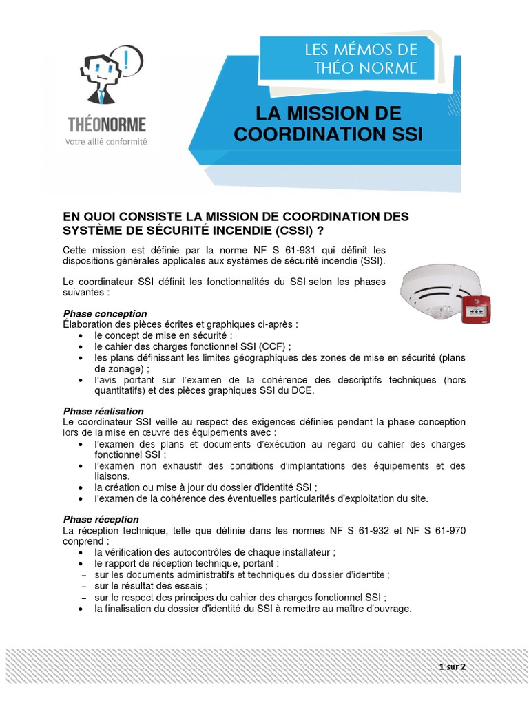 Coordination SSI | PDF