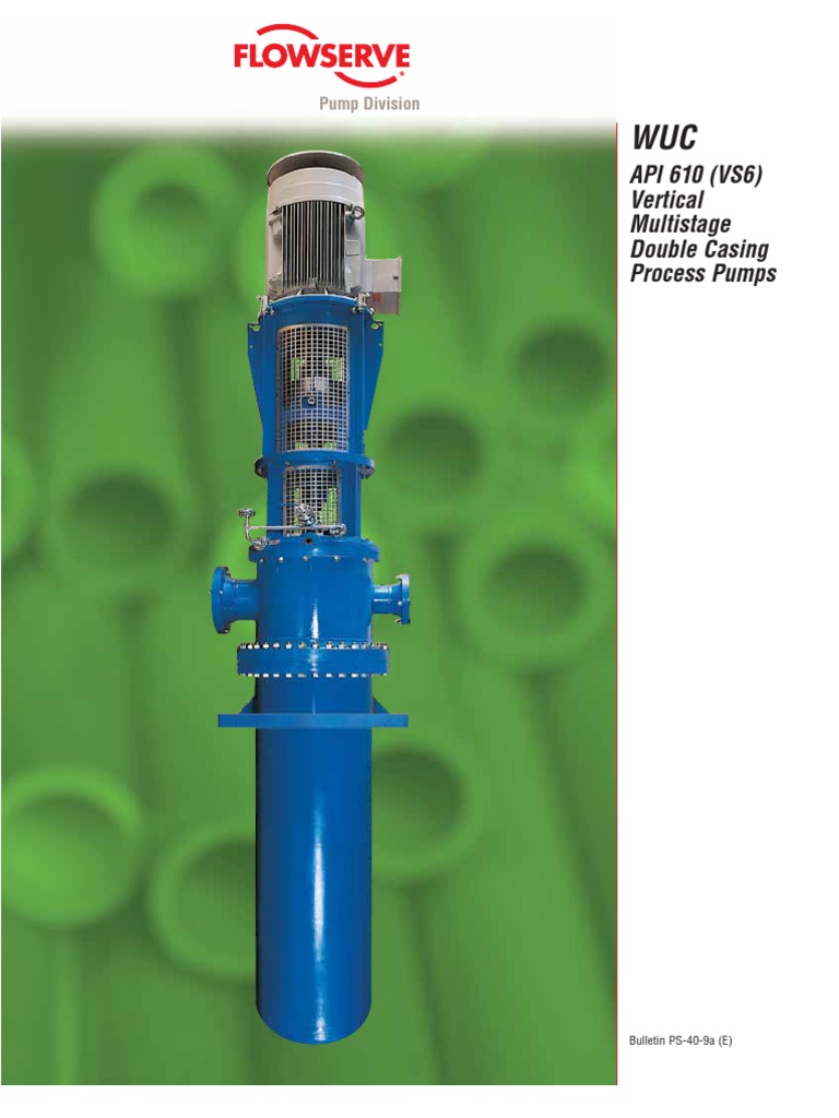 VS 6 - Flowserve | PDF | Pump | Engineering