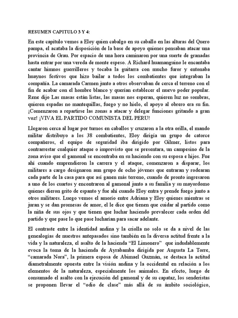 Resumen Capitulo 3 y 4 | PDF