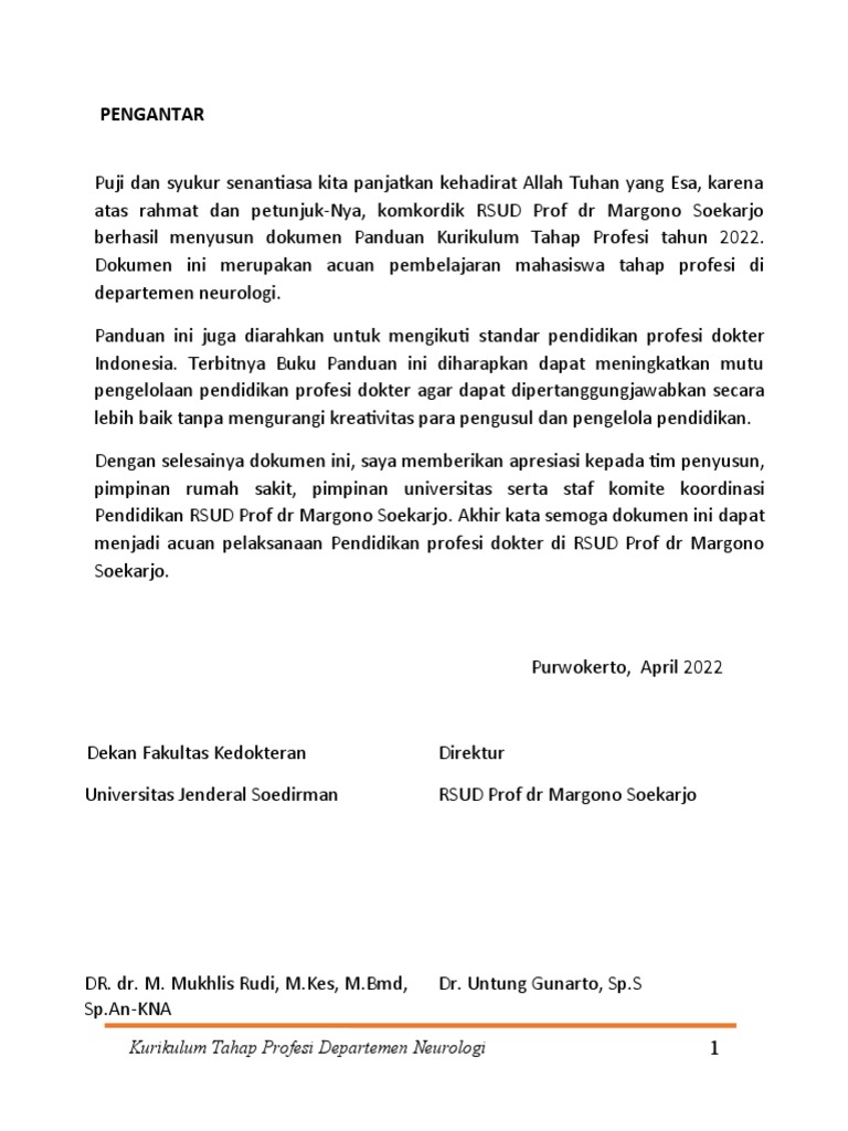 Panduan Koass Neurologi | PDF