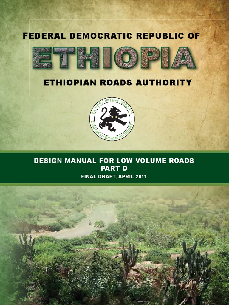 ERA Design Manual For Low Volume Roads Part D | PDF | Road | Road Surface