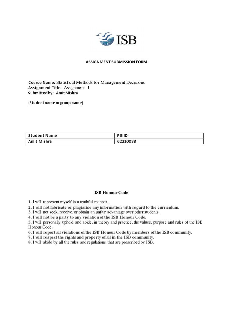 Statistics Assignment 1 Pdf Skewness Percentile