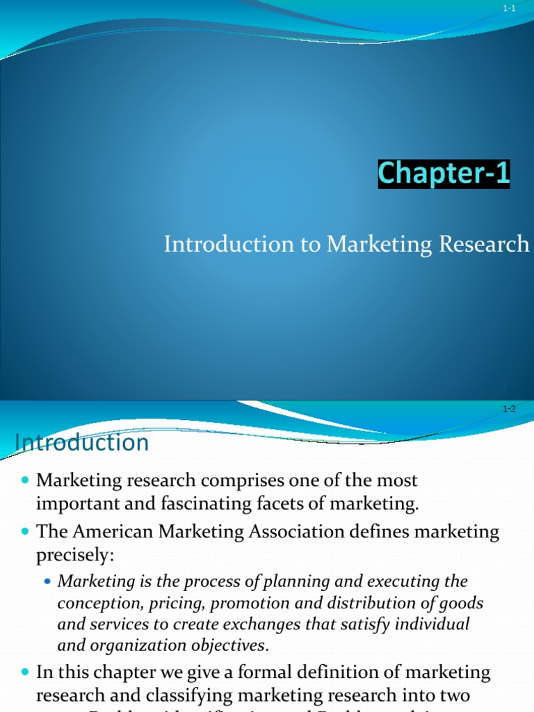 Introduction to Marketing Research | PDF | Marketing Research | Marketing