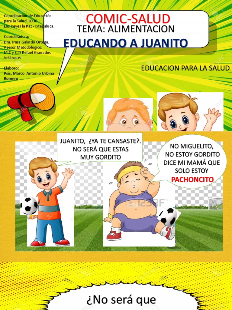 Comic Salud Pdf Alimentos Ciencias De La Salud
