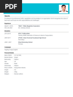 Deck Cadet Resume and Application | PDF