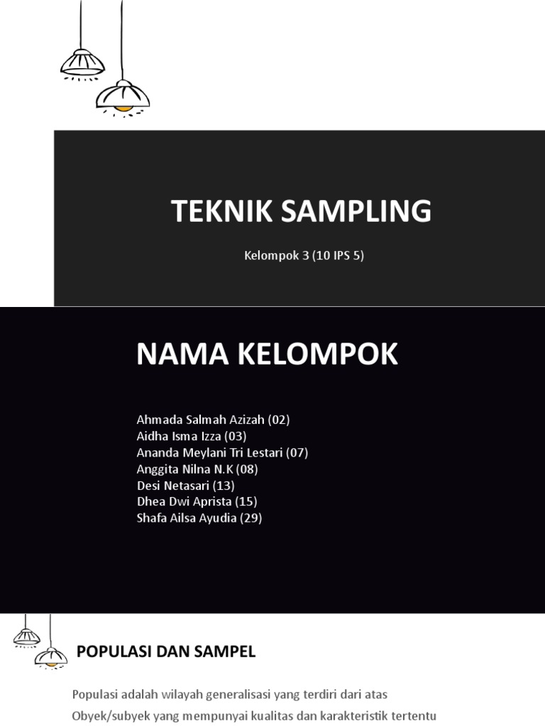 Teknik Sampling | PDF Teknik Sampling | PDF