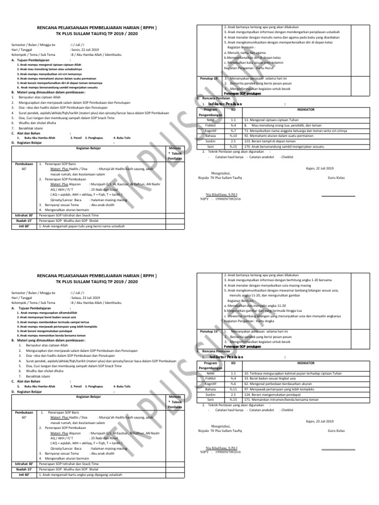Minggu 1 Identitasku | PDF