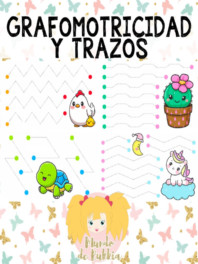 Cuaderno de Grafomotricidad para Trabajar Trazos | PDF